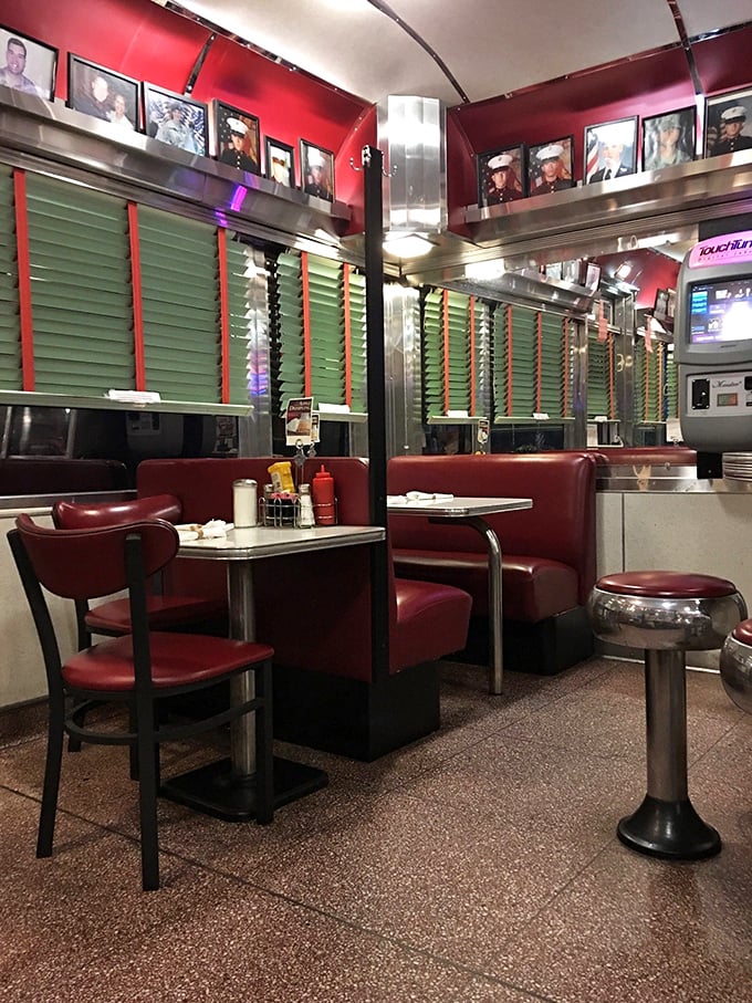 Step inside and time travel to the golden age of diners&mdash;red vinyl booths, chrome accents, and the promise of conversations worth having.
