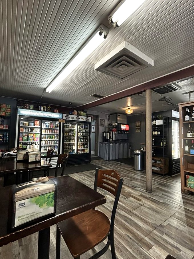 Inside, the market's charming blend of deli, caf&eacute;, and neighborhood grocery creates that rare "third place" where locals gather and visitors feel instantly welcome.