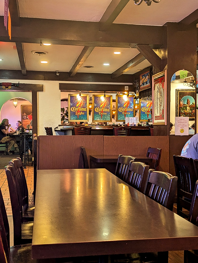 Wooden beams, Corona signs, and decades of memories create that rare atmosphere money can't buy&mdash;only time and countless satisfied diners can.