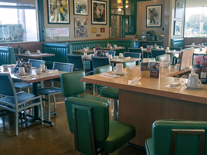 Those teal vinyl booths aren't just seating&mdash;they're time machines to when conversation flowed as freely as the coffee.