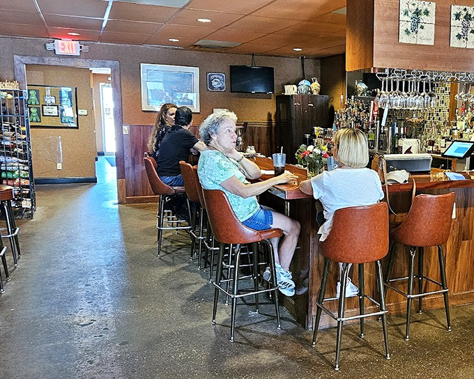 The bar at Giovanni's feels like the neighborhood living room—where everybody might not know your name yet, but they're willing to learn.