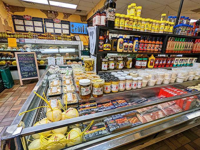 Inside, Italian imports line the shelves like treasures waiting to transform your kitchen adventures.