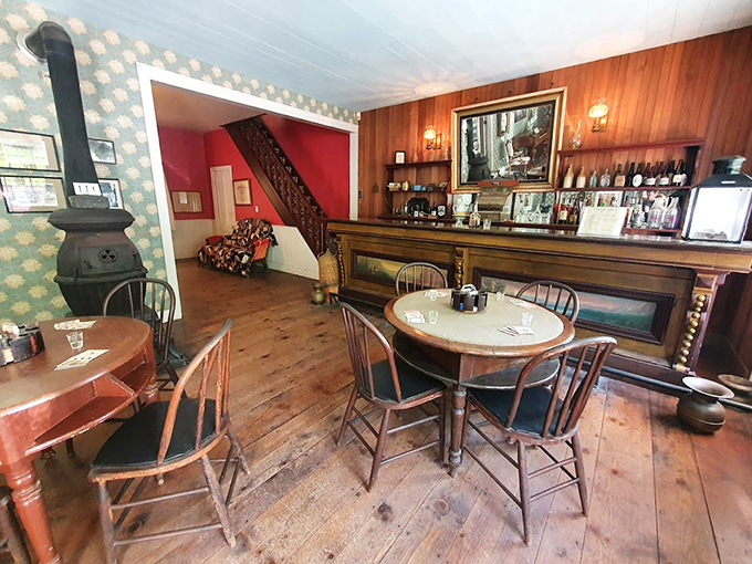 Step inside and time slows down. Wooden floors that creak with stories, walls that have witnessed decades of morning conversations.