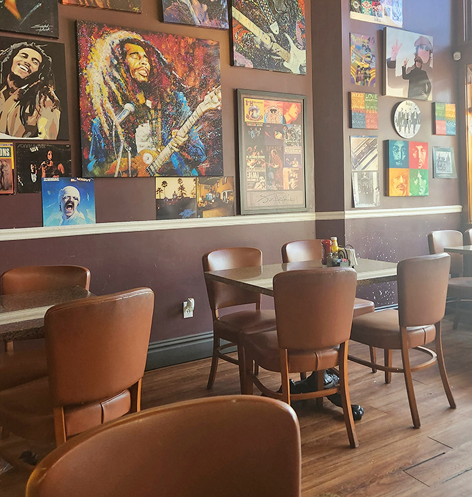 Where classic comfort meets rock and roll vibes &ndash; this dining room rocks harder than most concert venues.