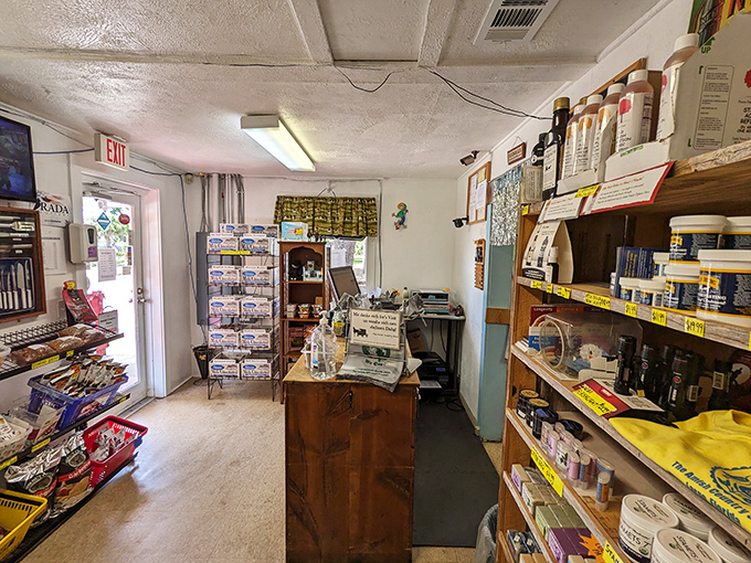 Inside, every inch tells a story. The no-frills interior houses treasures that big-box stores can only dream about &ndash; authenticity you can't manufacture.