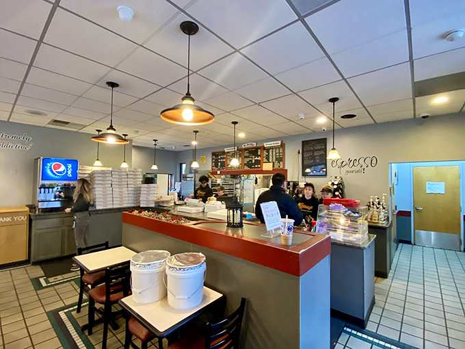 Inside this temple of temptation, staff prepare for the daily pilgrimage of sticky bun devotees. The aroma alone is worth the trip.