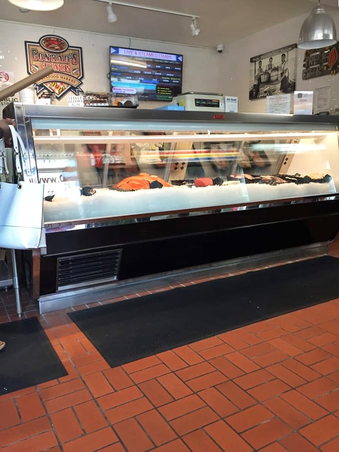 This is what a proper seafood market looks like &ndash; no frills, just fresh catches and folks who know their stuff.