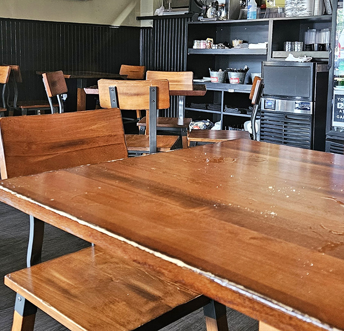 Wooden tables that have witnessed countless "mmms" and "aahs" create the perfect backdrop for the food drama about to unfold on your plate.