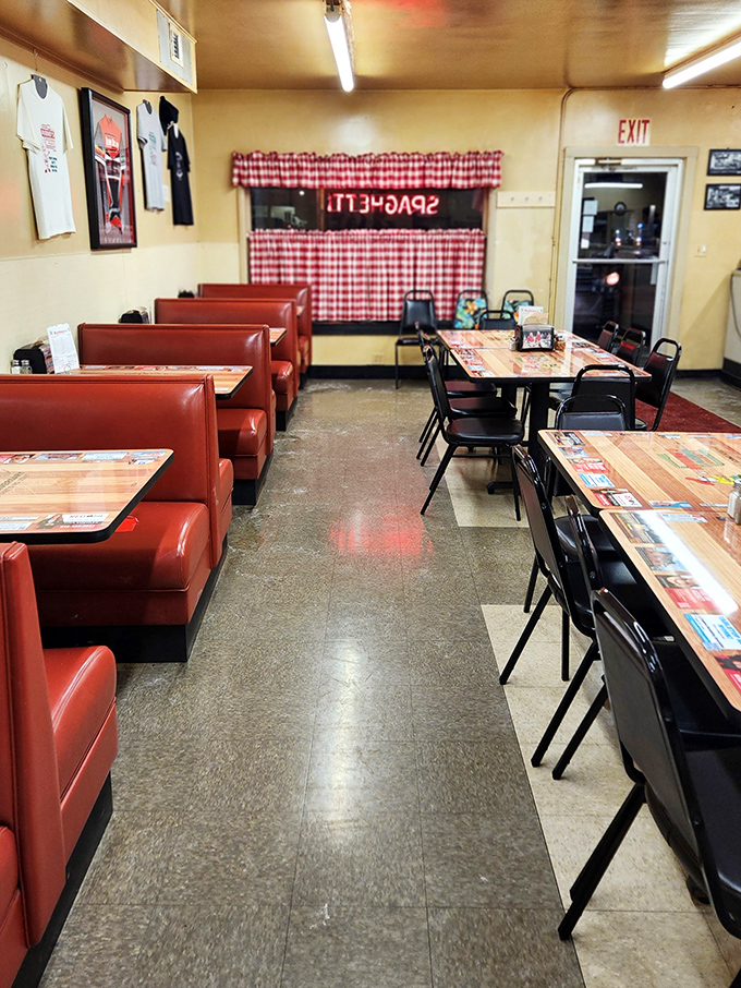 Red vinyl booths and checkered curtains aren't retro by design&mdash;they're authentic survivors from an era when "Instagram-worthy" meant nothing.
