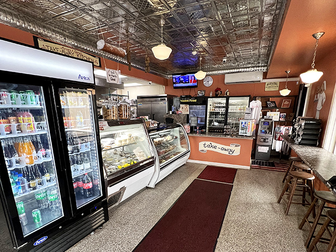 Step inside and the display cases beckon like sirens, showcasing Italian delights that have been tempting locals for generations.