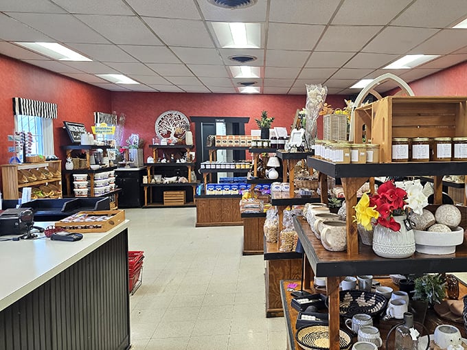 Inside the farm store, a treasure trove of local goodies awaits. It's like Willy Wonka designed a country market, minus the questionable child labor practices.