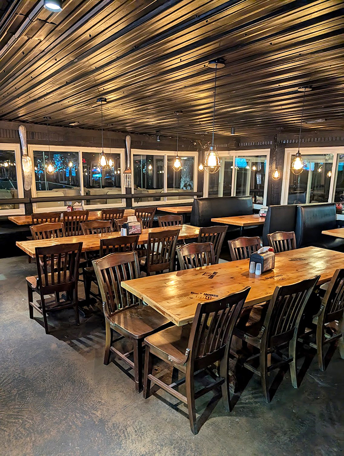 Step inside where rustic charm meets serious comfort food in perfectly orchestrated harmony.