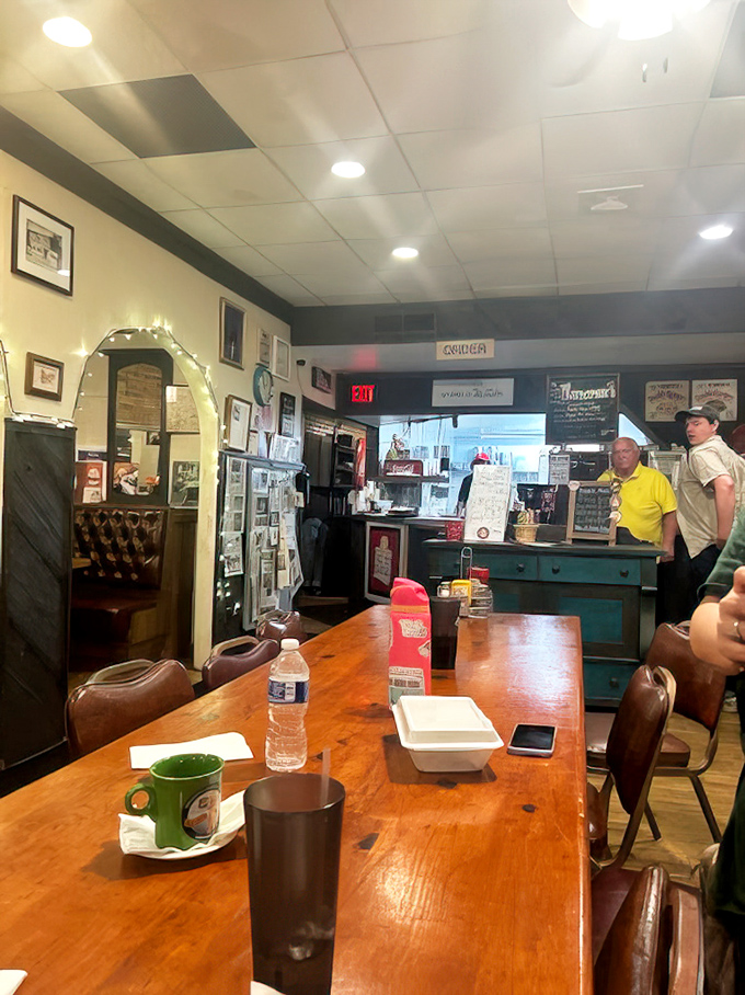 Where conversations flow as freely as the coffee &ndash; Kewpee's wooden tables have witnessed decades of Lansing's best stories.