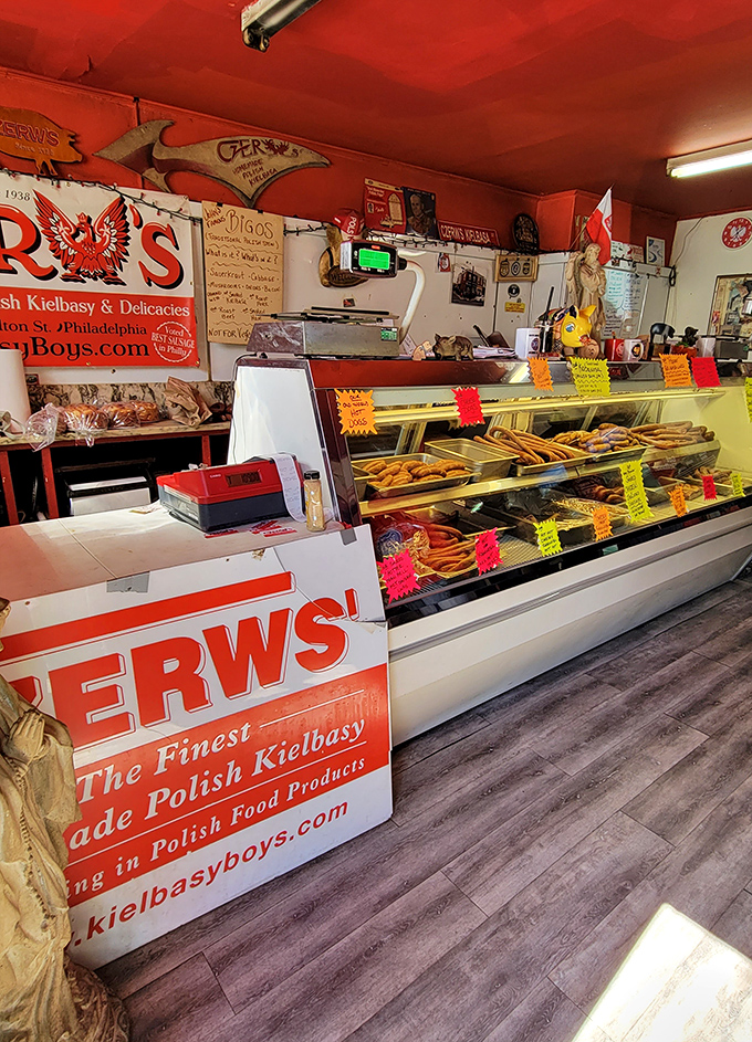 Step inside and time stands still&mdash;display cases brimming with sausage varieties that would make your cardiologist nervously update their contact information.