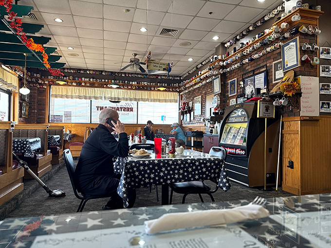 Step into comfort food heaven where coffee mugs tell stories and every table feels like home sweet home.