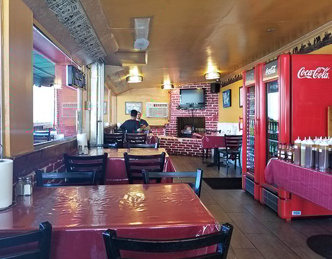 Step inside and you're greeted by no-nonsense decor that puts the focus where it belongs&mdash;on the smoky treasures coming from the kitchen.