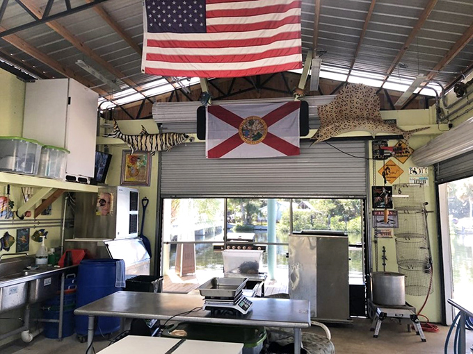 Inside, maritime charm meets no-nonsense seafood service where the catch matters more than the decor.