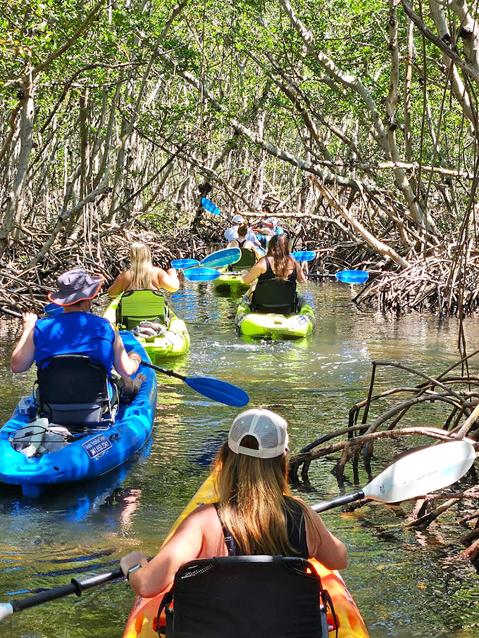 Paddling through liquid emeralds feels like discovering Atlantis, minus the dramatic sinking part.