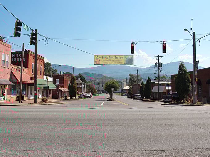 Main Street stretches toward the mountains, where traffic lights are few and the backdrop is nothing short of cinematic.