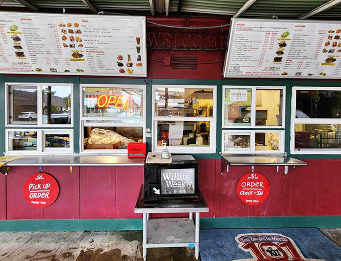 The order window&mdash;where dreams come true and diet plans go to die. Worth every delicious calorie.