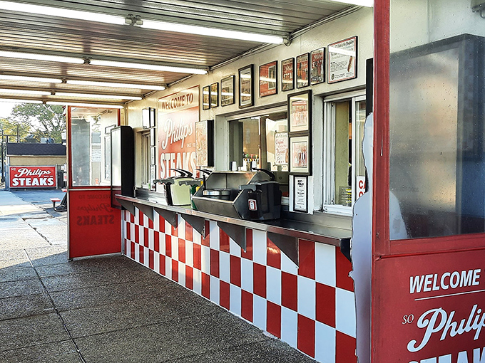Where sandwich dreams come true! The iconic red and white checkerboard counter has witnessed thousands of "wit or witout" debates since 1983.