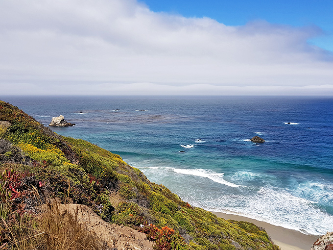 Where the California coast puts on its finest show&mdash;azure waters meeting golden shores under a sky that can't decide if it's dreaming.