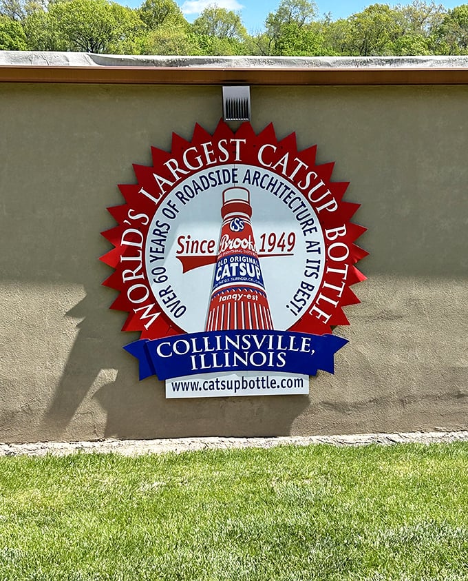 The official emblem proudly declares 60+ years of roadside glory. Like the Hollywood sign, but with more potential for french fries. 