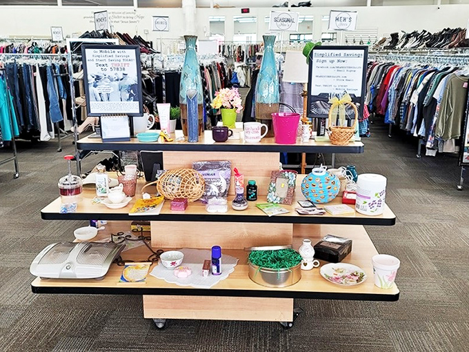 Rows of coffee mugs and teacups waiting patiently for their next chapter in someone's morning routine.