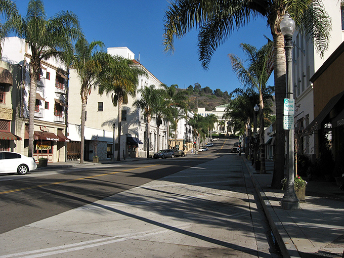 Main Street's palm-lined charm offers that rare California experience: walkable neighborhoods where you might actually meet your neighbors instead of just their Instagram accounts.