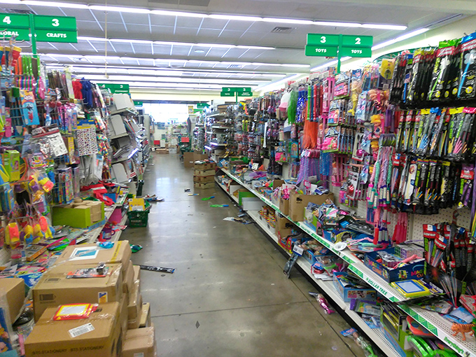Toy paradise or organized chaos? This aisle promises hours of entertainment for kids and grandkids at prices that won't break the college fund.