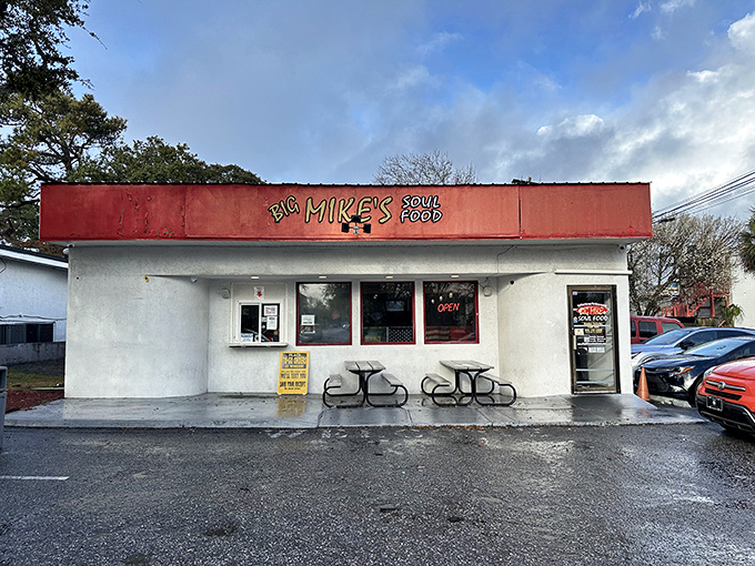 Big Mike's Soul Food's bright orange sign is like a beacon of deliciousness in Myrtle Beach. Your diet doesn't stand a chance!