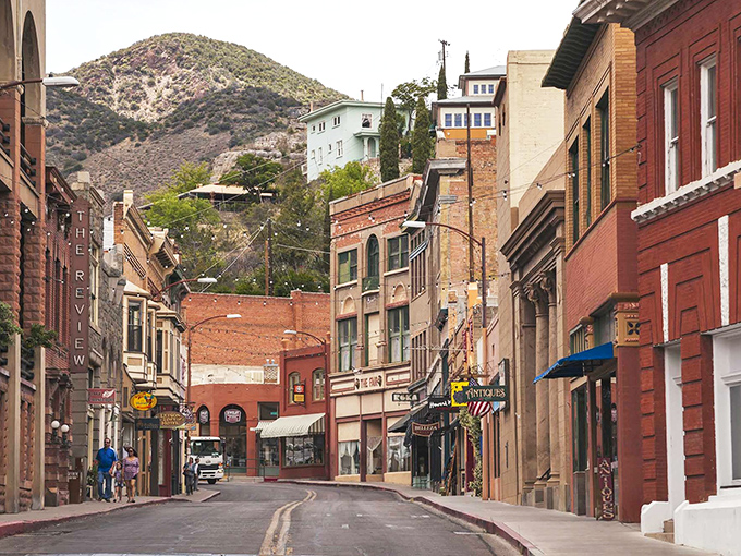 Stairmaster? Who needs one when Bisbee's colorful hillside streets give your calves a workout with a view!