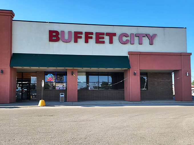 Buffet City's no-nonsense exterior hides seafood treasures within. Like finding a pearl in an oyster, but the whole restaurant is the pearl!