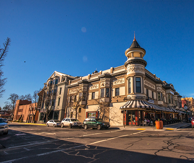 Chico's historic architecture stands as a testament to California's golden past. That corner turret has seen a century of change!