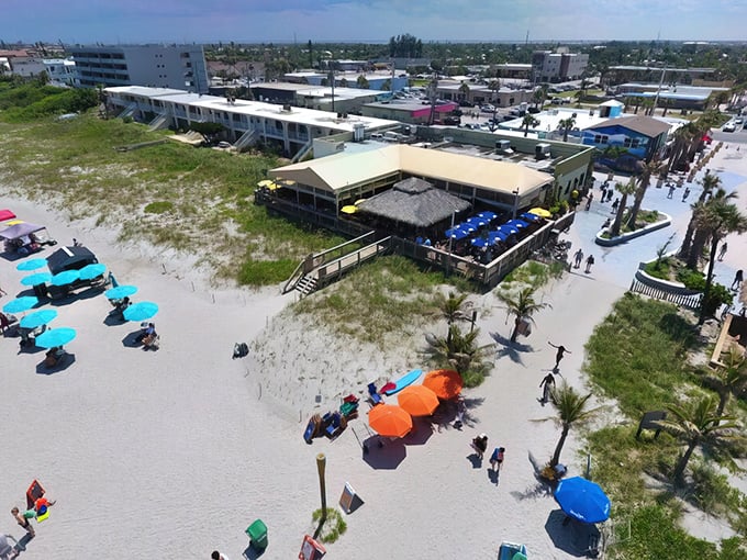 At Coconuts on the Beach, the Atlantic Ocean provides both the backdrop and the mood music. Seafood tastes better when you can see its former home!