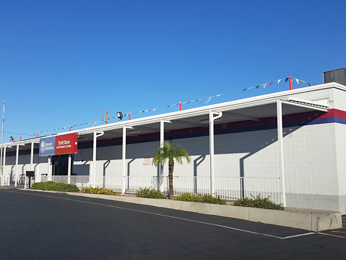 Deseret Industries stretches wide under the Arizona sky, a warehouse of wonders for the budget-conscious explorer.