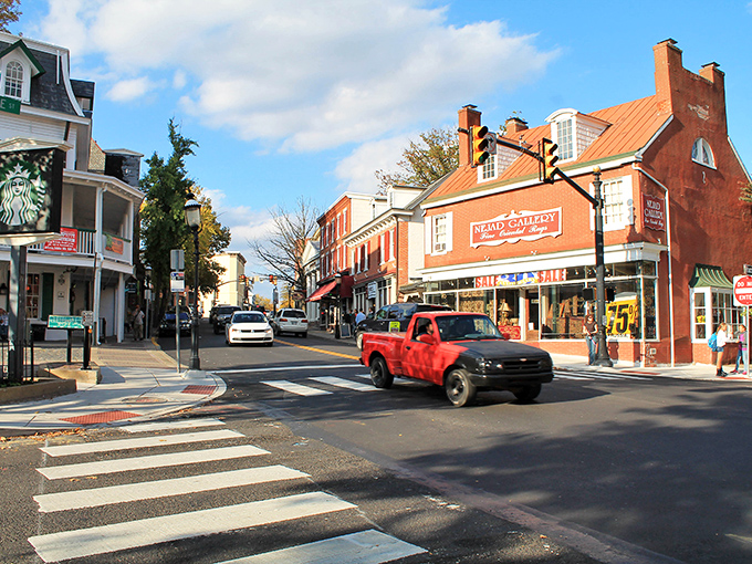 Doylestown's historic main street feels like stepping into a Norman Rockwell painting come to life.