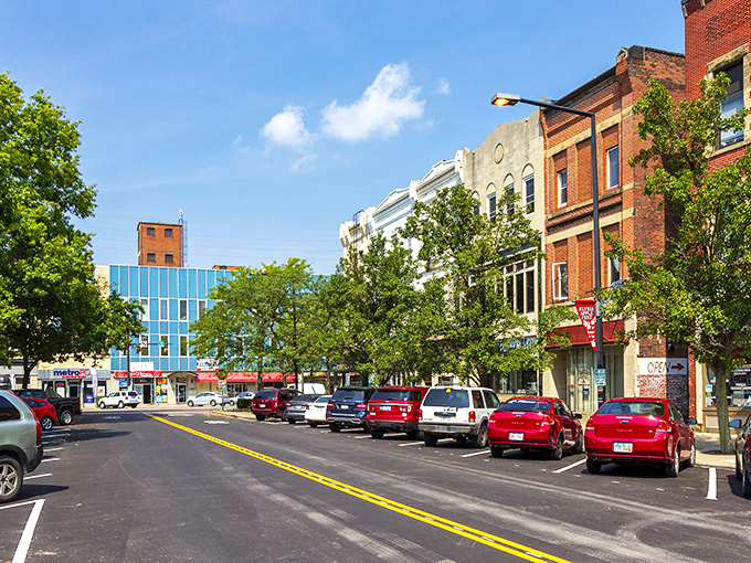 Downtown Elyria proves that historic architecture and Social Security budgets can be best friends forever.