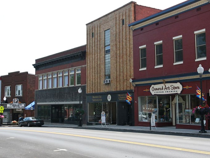 Frostburg's Main Street &ndash; where every storefront tells a story and the General Arts Store promises treasures that Amazon simply can't deliver.