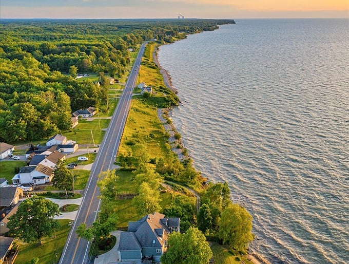 Geneva-on-the-Lake's shoreline stretches like nature's welcome mat, inviting you to kick off your shoes and stay awhile.