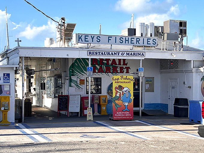 Keys Fisheries &ndash; where your dinner was swimming this morning. That's not just marketing talk; it's deliciously true.