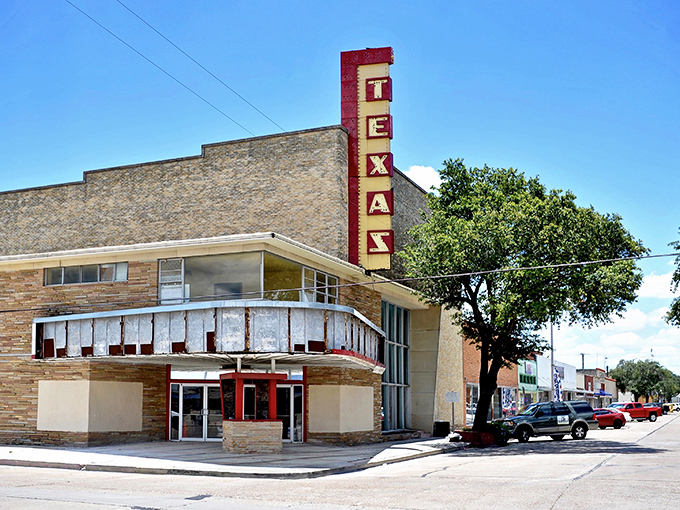 The historic Texas Theater in Kingsville stands as a monument to affordable entertainment in this budget-friendly college town.