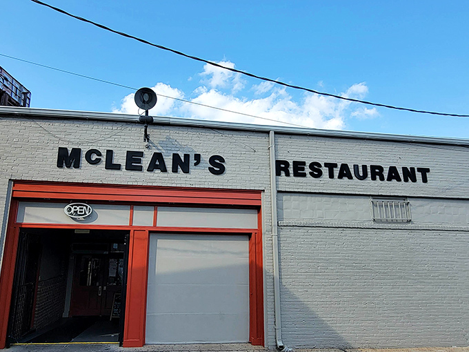 McLean's Restaurant doesn't need fancy frills&mdash;just that bright orange doorway beckoning breakfast lovers like a sunrise.