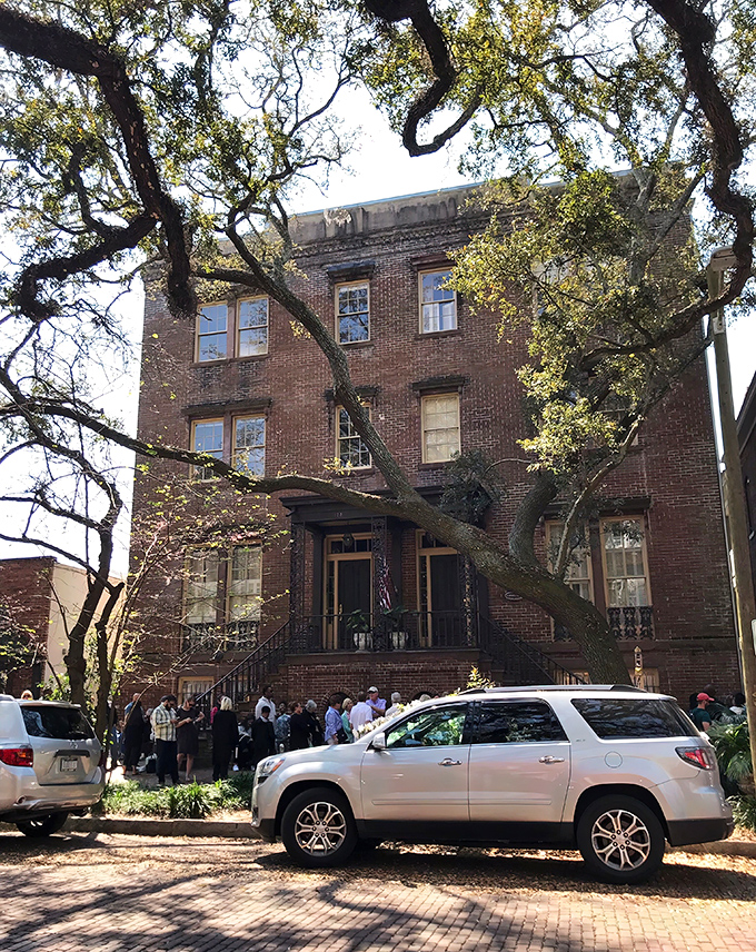 The kind of stately brick building where important decisions happen&mdash;like choosing between fried chicken and pot roast.