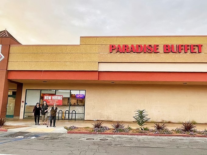 Simple on the outside, spectacular on the inside. Like finding an all-you-can-eat oasis in a strip mall desert.