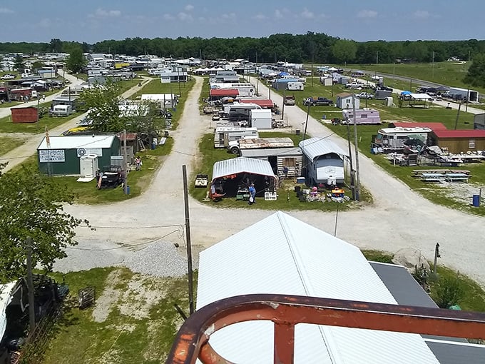 From above, this sprawling wonderland looks like a small city built entirely for the joy of discovering hidden gems and forgotten treasures.