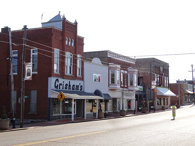Grisham's storefront anchors this picturesque stretch of Savannah's historic district. If these brick walls could talk, they'd tell tales of generations.