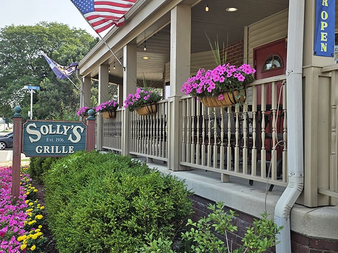 Solly's front porch blooms with flowers, but it's the butter-soaked burgers inside that have truly blossomed into Wisconsin legend.