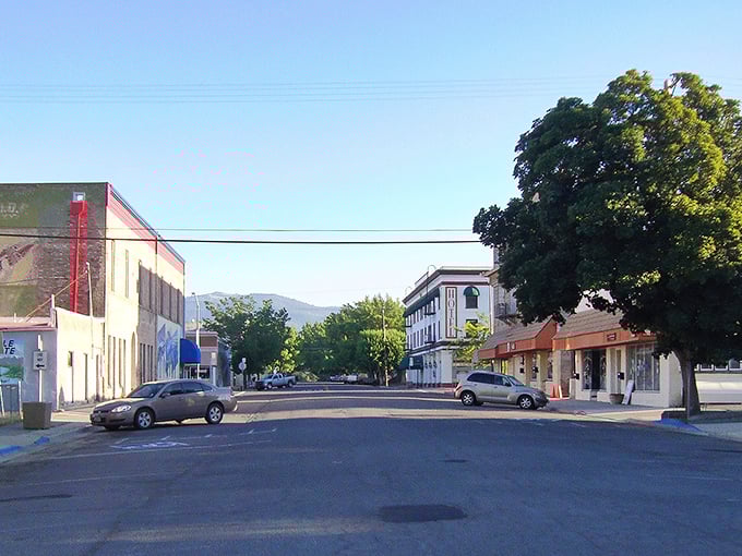 Susanville's main drag showcases its affordable mountain-meets-desert appeal. Traffic jams here mean waiting for three whole cars!