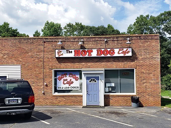 The Hot Dog Cafe: This unassuming brick building houses hot dog magic that locals have been keeping secret for too long.